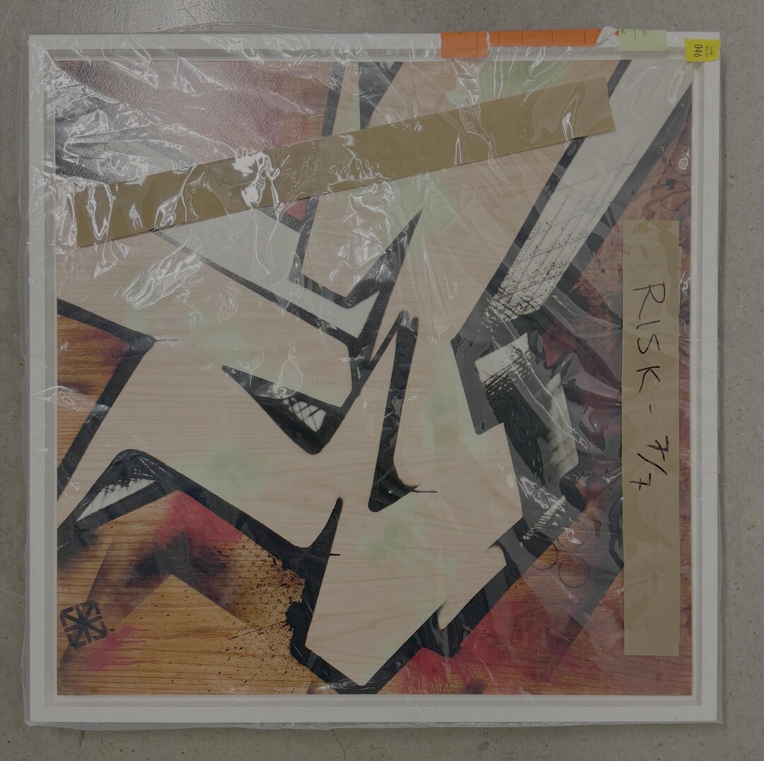 RISK Graffiti Art Alphabet Wall Art Decor Framed - Etsy