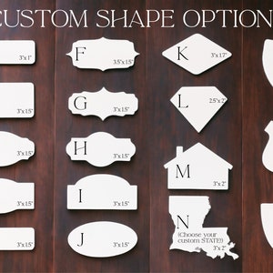 Choose Your SYMBOL Acrylic Name Badge Symbol, Personalized Business Tag ...