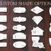 Choose Your SYMBOL Acrylic Name Badge Symbol, Personalized Business Tag ...
