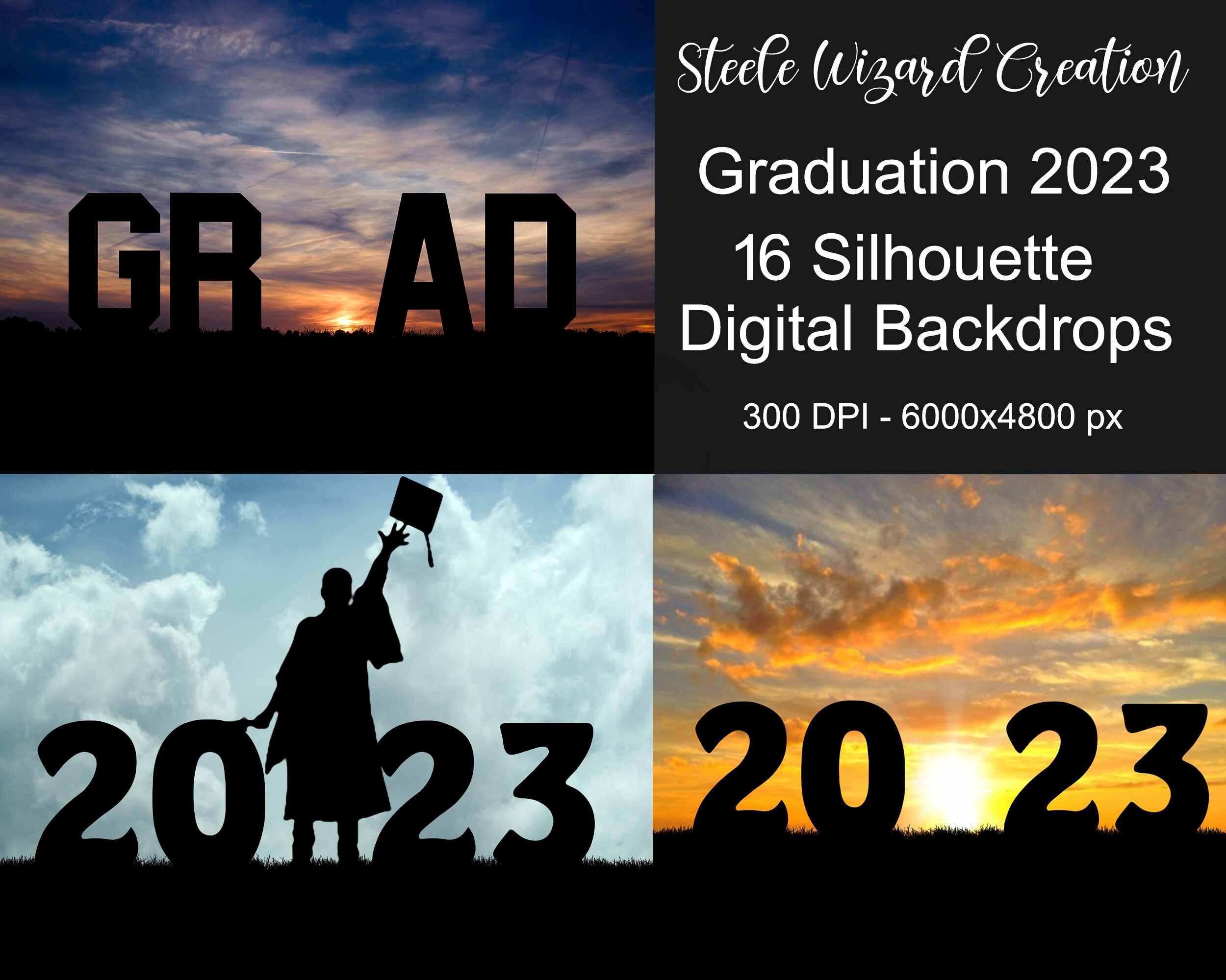 Graduate Digital Backdrops 2023 Graduate Backgrounds 2023 - Etsy Canada