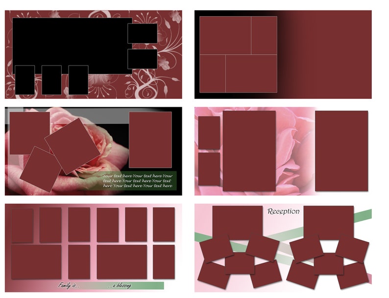 25 Photoshop Storyboards Digital Collage Templates Matching | Etsy