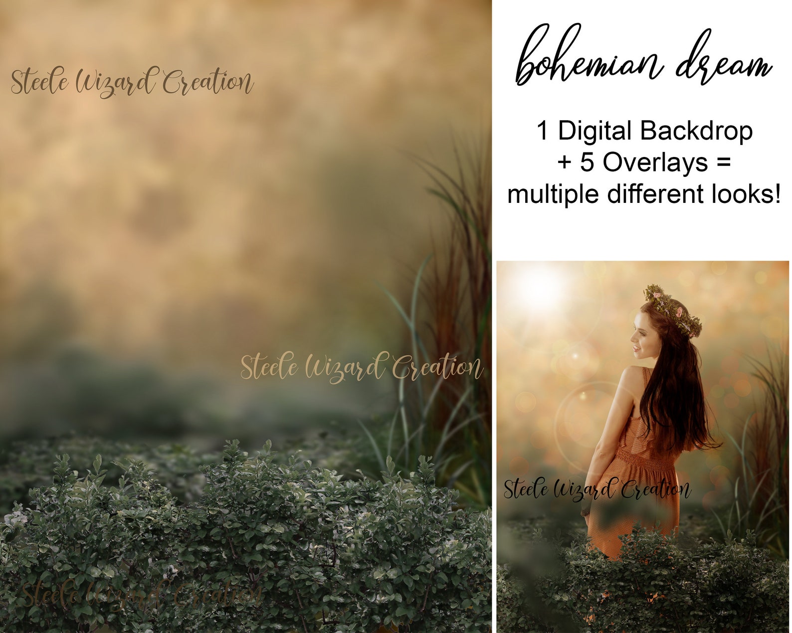Summer Spring Digital Backdrop Digital Background - Etsy