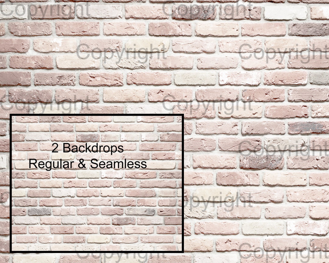 Digital Background, Brick Backdrop, White Brick, Whitewash Brick ...