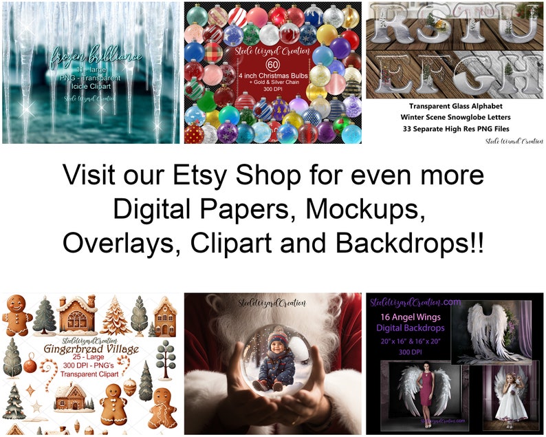 Digital Backdrop, Winter Background, Enchanted Fairytale, Snow Backdrop ...