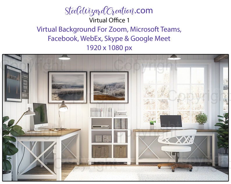 Virtual Background Virtual Digital Backdrop Zoom Google Meet - Etsy
