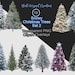 Pine Trees Overlays, Christmas Trees, Evergreen Trees Clipart, Snow ...