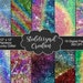 Glitter Digital Paper Rainbow Ombre Chunky Glitter - Etsy