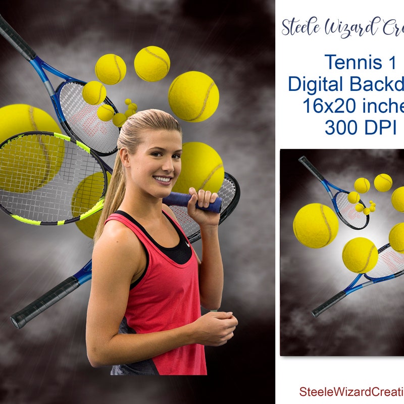 Tennis Digital Paper - Etsy