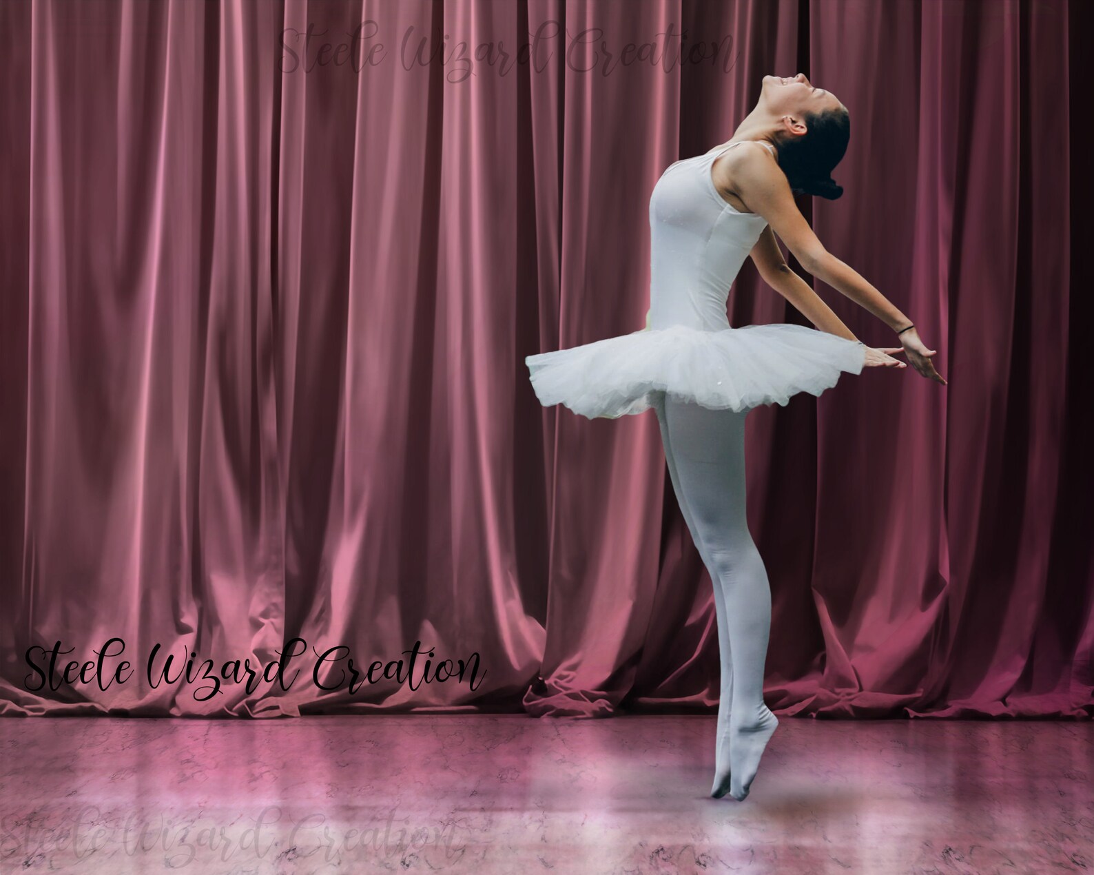 Blue Digital Backdrop Curtain Stage Background Sports | Etsy