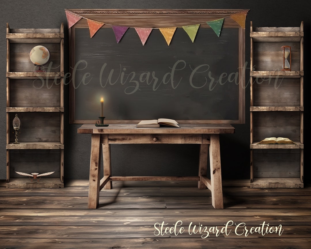 School Digital Backdrop Kids Background School Picture Digital ...