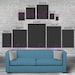 Wall Display Guide, Portrait Mockup, Photography Size Chart, PSD Mockup ...