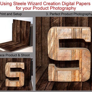 Rustic Wood Backdrops, Wood Textures, Photoshop Overlays, Digital ...