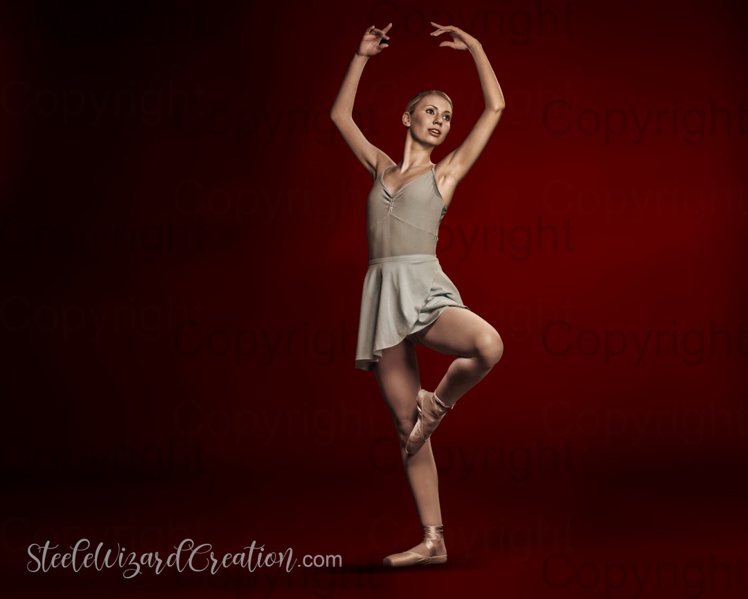 Dark Red Digital Backdrop, Dance Background, Mockup Background, Wall ...