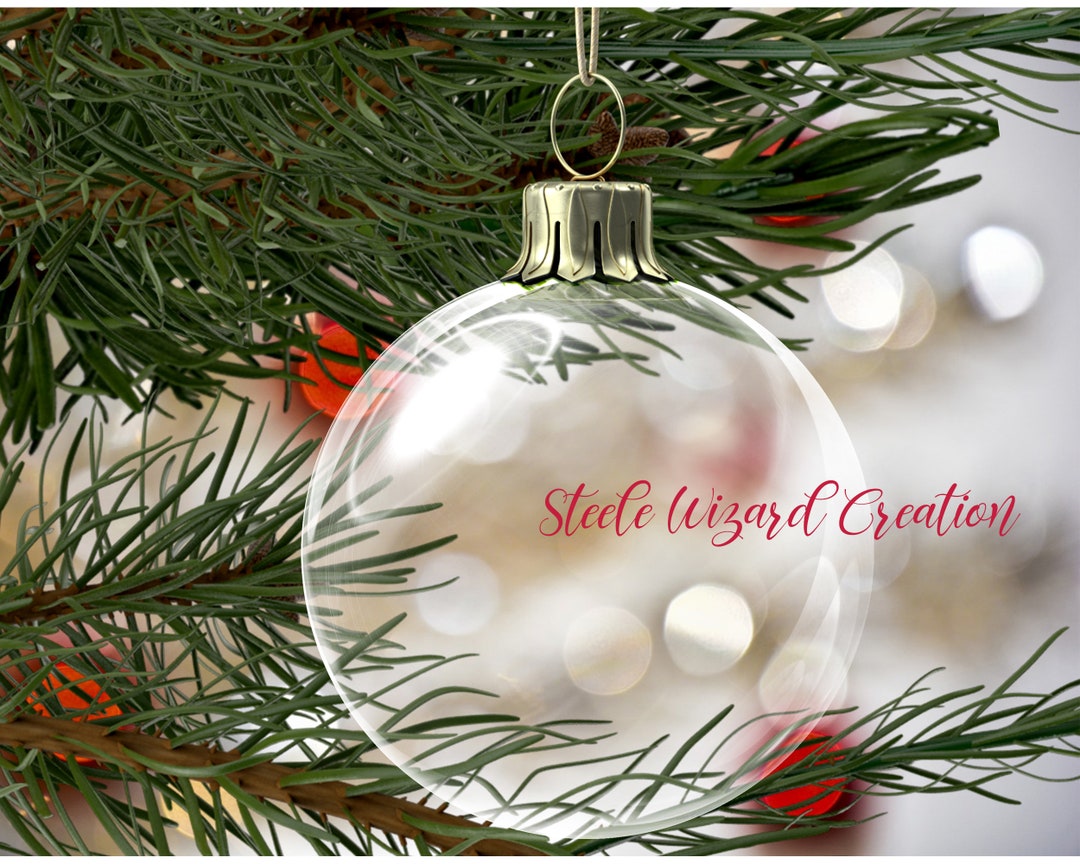 Christmas Ornament Backdrop Background, Glass Globe, Snow Globe, Tree ...