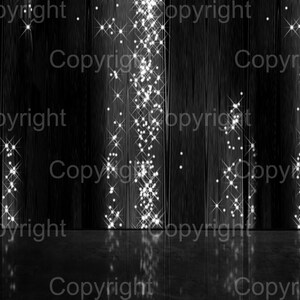 Black Digital Backdrop, Dance Background, Star Stage Background, Wall ...