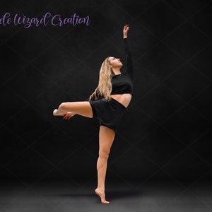 Black Digital Backdrop, Dance Background, Mockup Background, Wall Floor ...