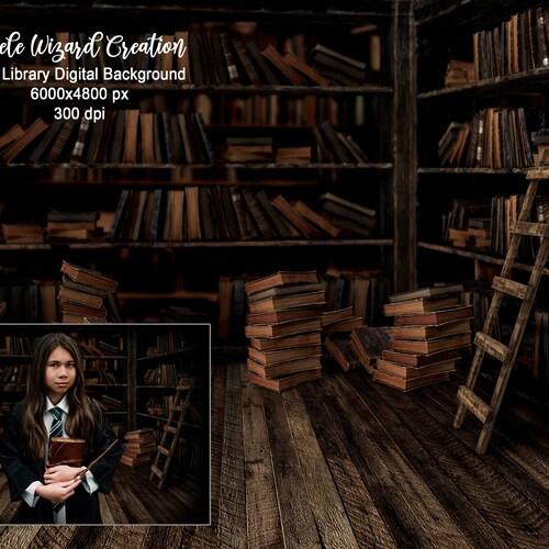 Digital Backdrop Library Background Magic Backdrop Vintage - Etsy