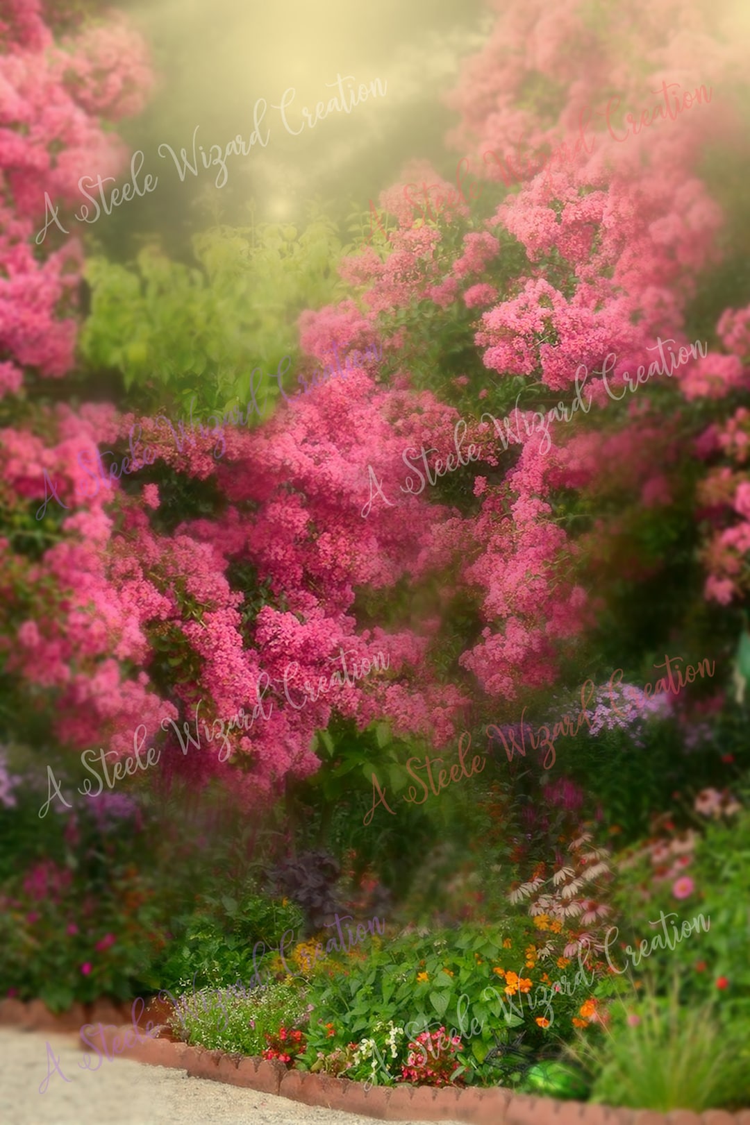 Digital Background, Spring Backdrop, Trails, Path, Summer Digital ...