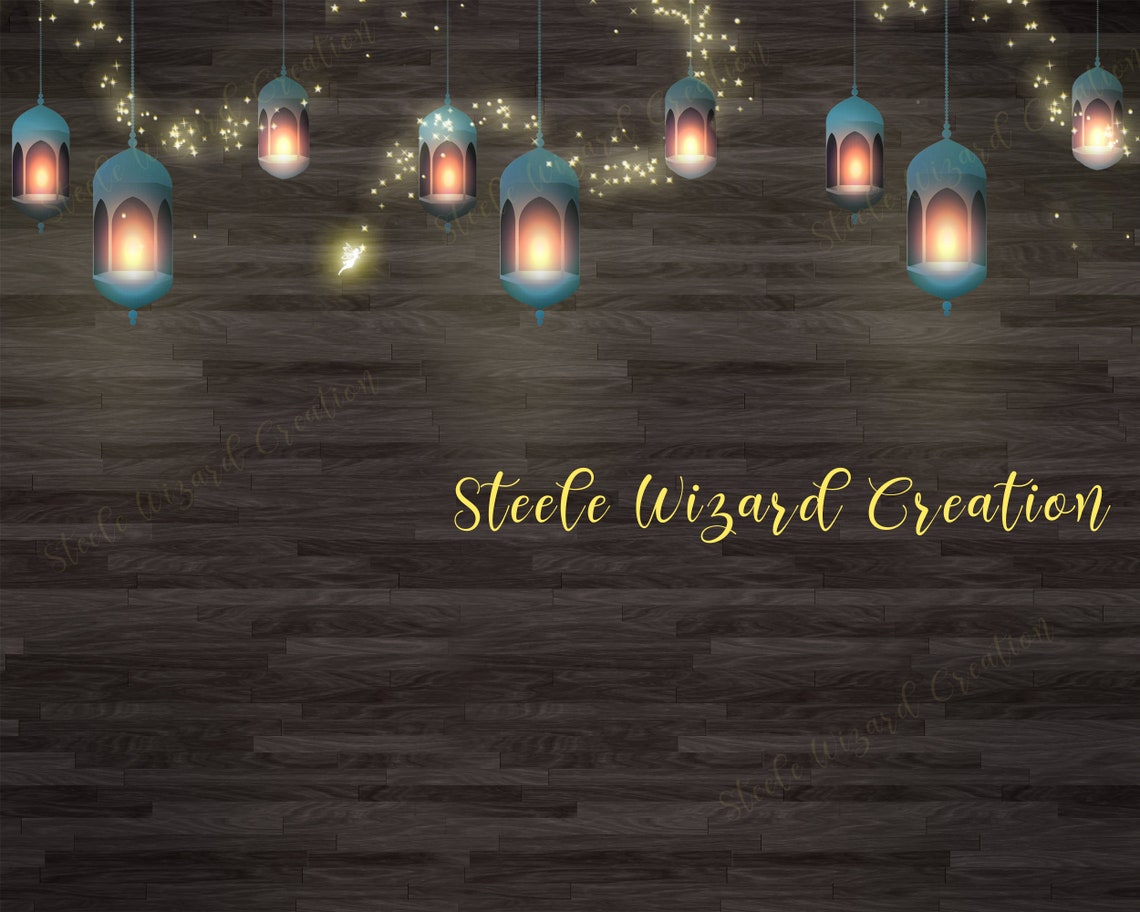 Rustic Wood Fairy Lights Digital backdrops string lights | Etsy