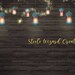 Rustic Wood Fairy Lights Digital Backdrops, String Lights Background ...