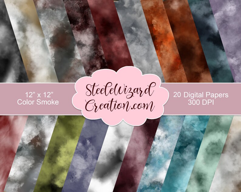 Seamless Smoke Digital Paper Smoke Digital Backgrounds Smoke - Etsy