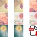 Printable Spring Flower Stationery Paper Digital Download Scrapbook ...