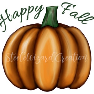 Fall Autumn PNG, Pumpkin Love, Candy Corn, Watercolor PNG, for ...