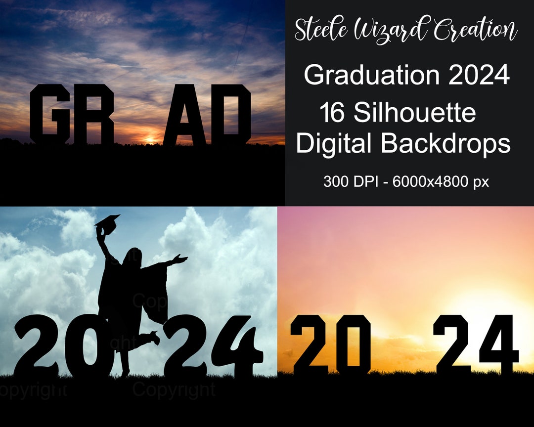 Graduate Digital Backdrops, 2024 Graduate Backgrounds, 2024 Graduation ...