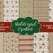 Christmas Watercolor Papers Vintage Digital Paper Pack, Junk Journal ...