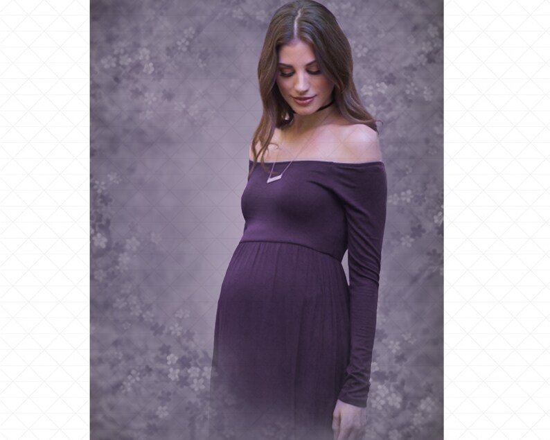 3 Digital Backdrops Purple Floral Backdrops Maternity - Etsy