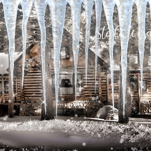 10 Icicles Clipart, See-through, Transparent Overlays, High Resolution ...