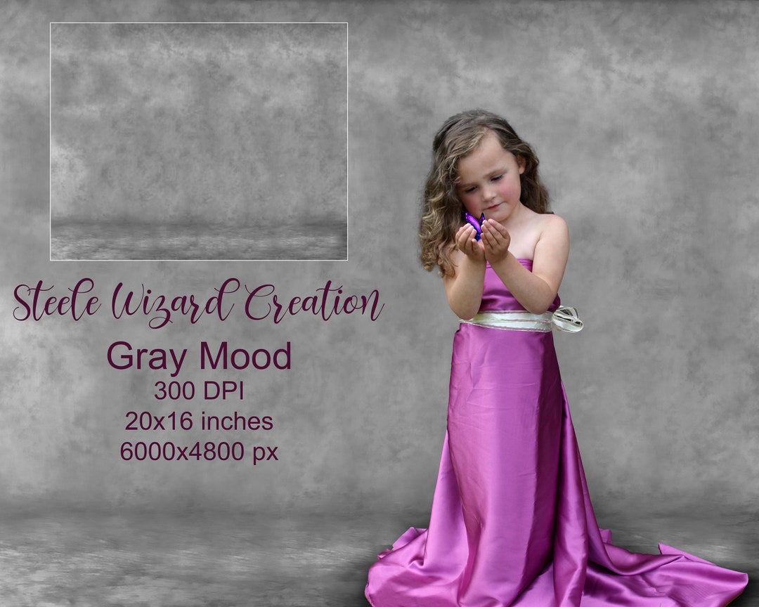 Gray Digital Backdrop, Digital Background, Dance Background, Gray ...