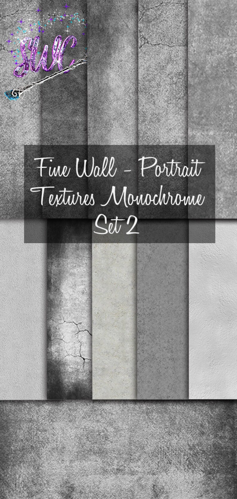 Fine Art Textures Monochrome Digital Backdrops Texture - Etsy