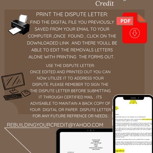 3 Hard Inquiry Removal Dispute Letter - Etsy