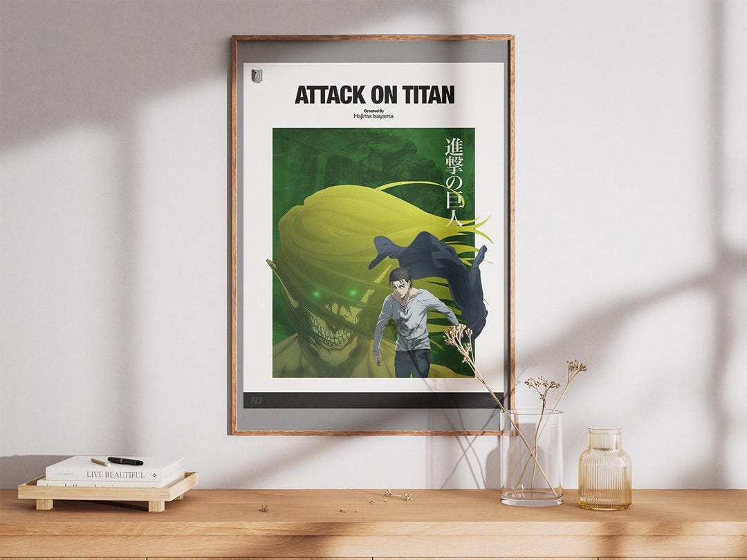 Attack on Titan Poster, Attack on Titan Print, Attack on Titan Wall Art ...