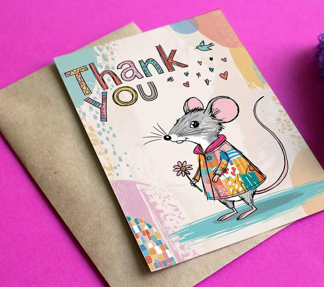 Printable Thank You Card Coworker Boss Work Friend Goodbye Farewell ...