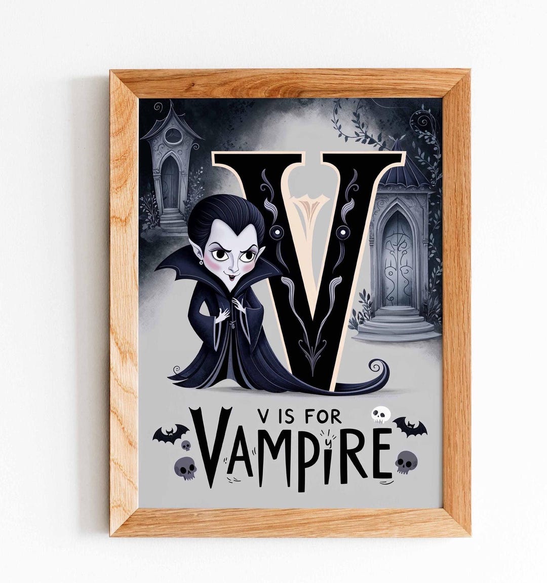 26 Mythical Creatures Wall Art Alphabet Poster Kids Classroom Magical ...