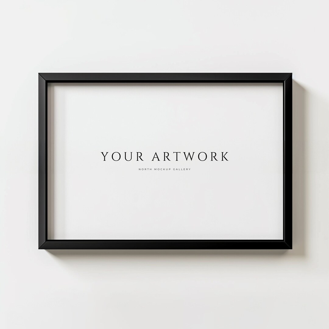 3x2 Frame Mockup | Horizontal Frame Mockup | Black Frame | Psd Mockup ...