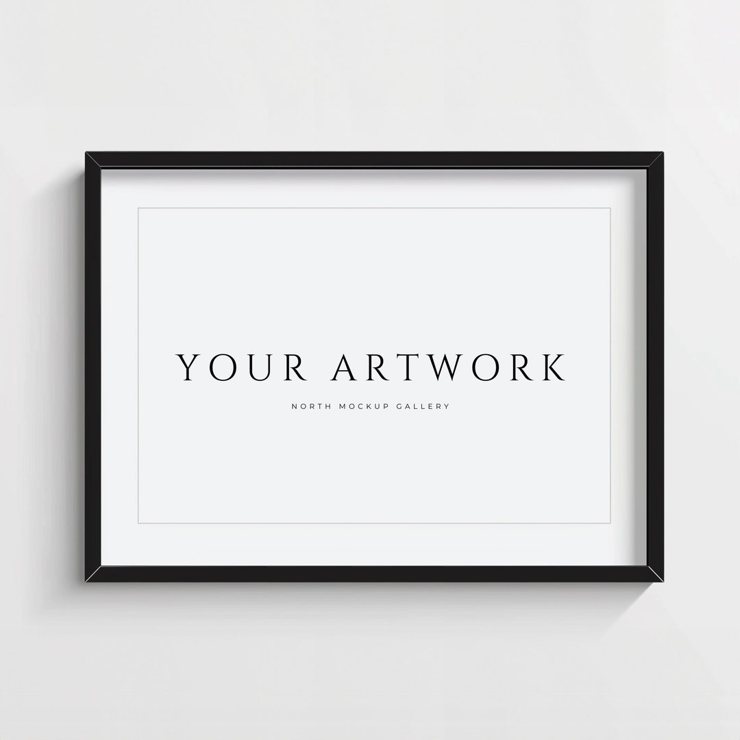 3x2 Frame Mockup | Horizontal Frame Mockup | Black Frame | Psd Mockup ...
