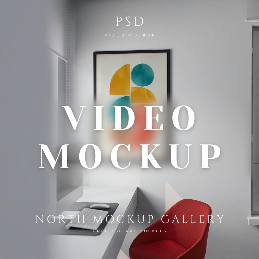 Vertical Frame Video Mockup | 2x3 Frame Video Mockup | PSD Mockup ...