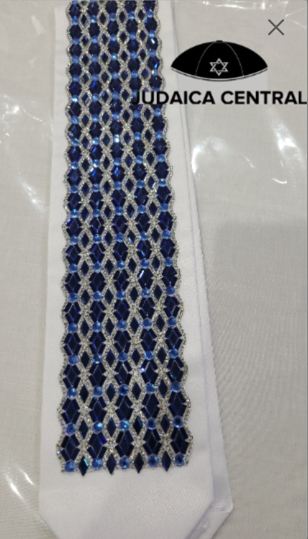Tallit Atarah Crystal Neckcollar, Atarah, Prayer Shawl, Prayer Shawl ...