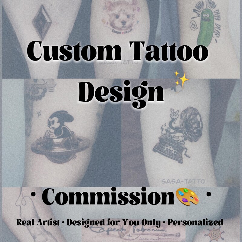 Custom Tattoo Design - Etsy
