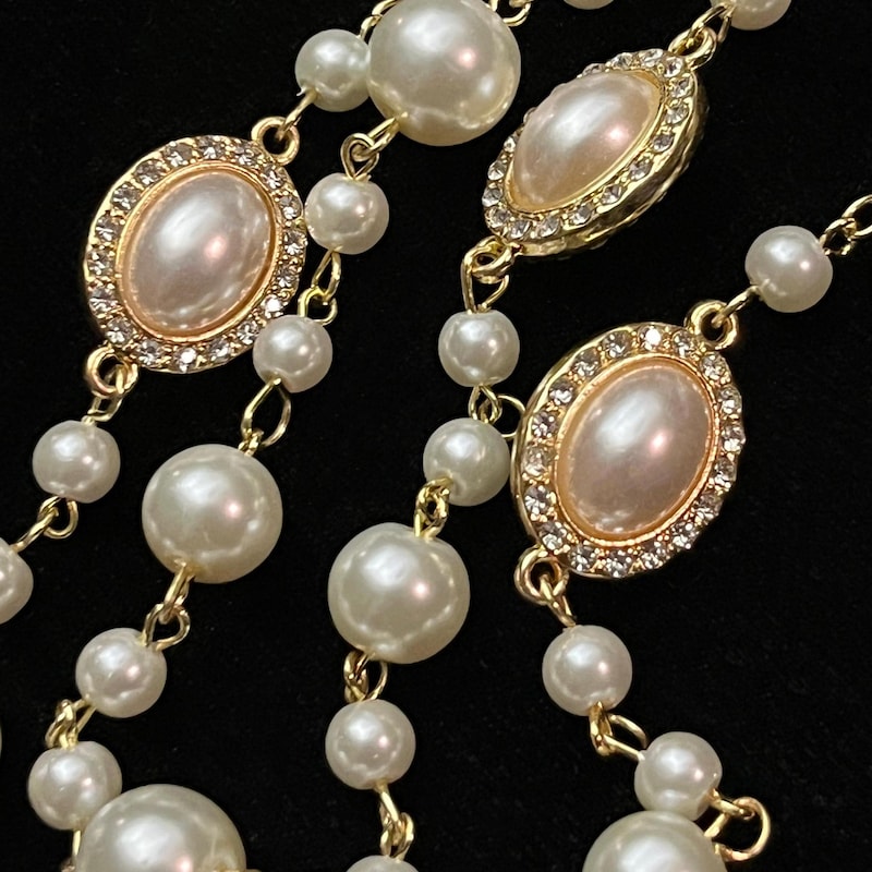 Long Pearl Necklace - Etsy