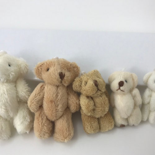 Miniature Stuffed Animal Bears Plush Teddy Party Favor Gift | Etsy