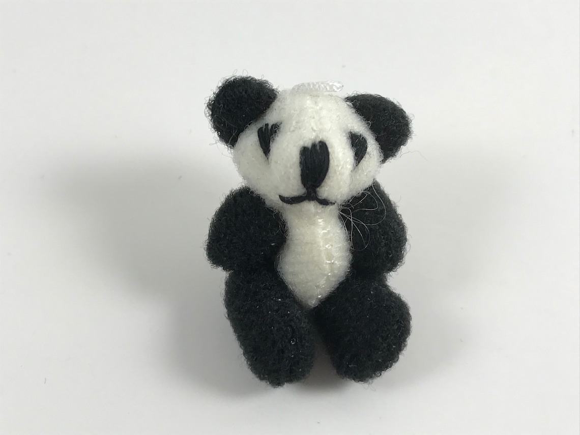 Miniature Panda Mini Panda Tiny Panda Plush Panda Stuffed | Etsy