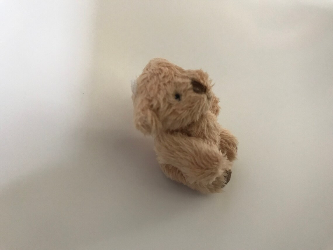 Very Tiny Soft Fuzzy Stuffed Teddy Bear | Etsy