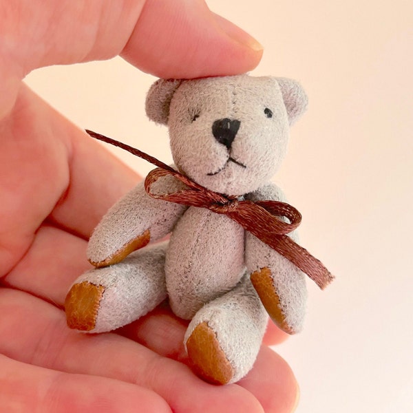Leather Teddy Bear - Etsy