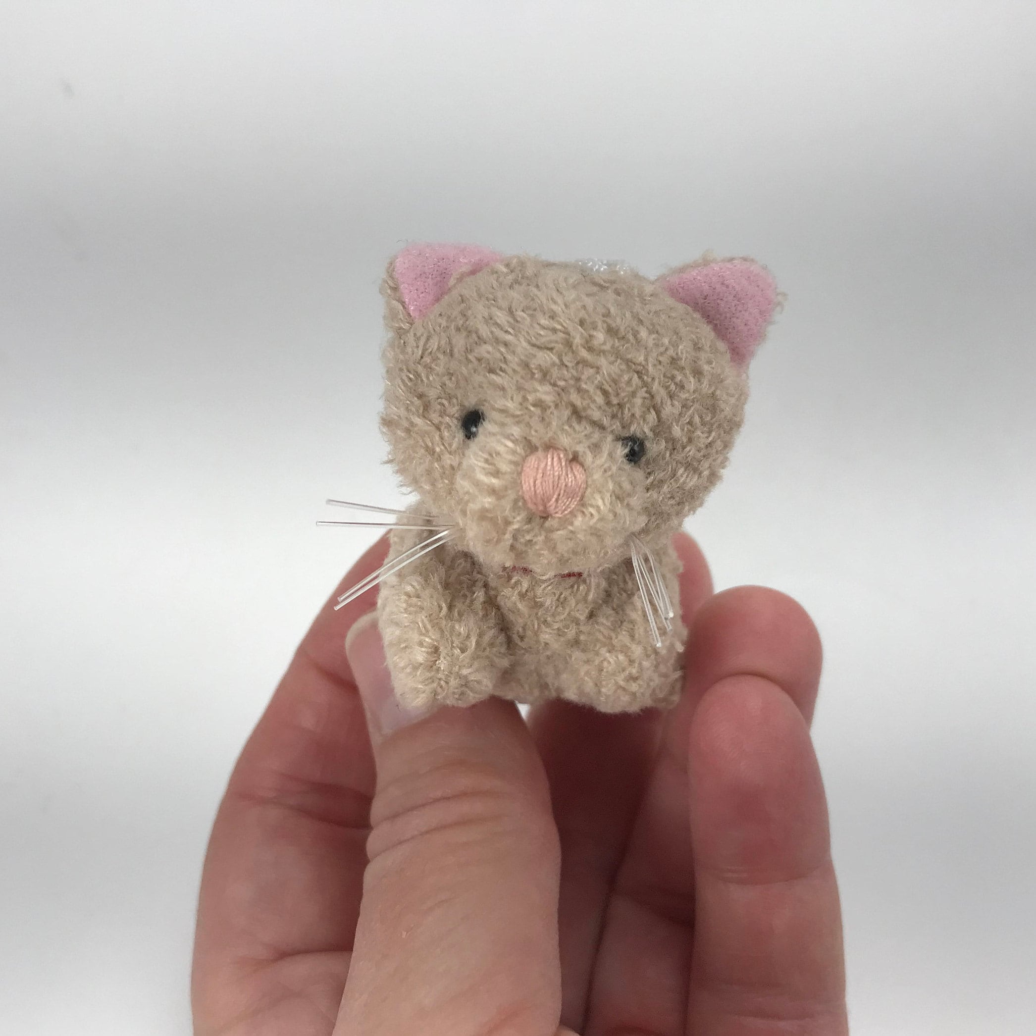 Miniature Plush Cat Kitten Stuffed Animal Doll Accessory | Etsy