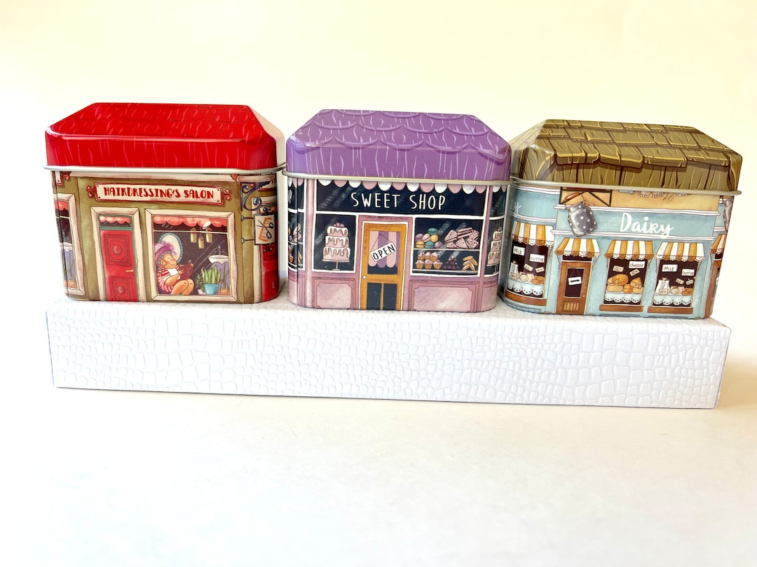 Small Tin Bear Storage Tin Doll Toy Tin Travel Tin - Etsy