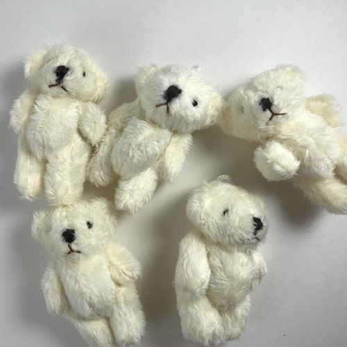 Miniature Teddy Bear Family Mini Teddy Tiny Bears Plush | Etsy